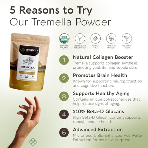 versatile tremella mushroom powder for baking