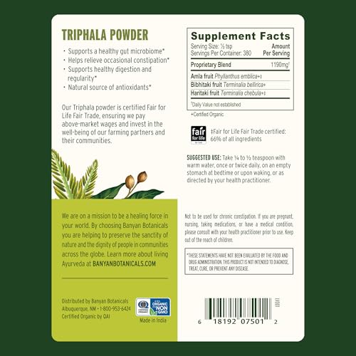 versatile triphala powder for smoothies