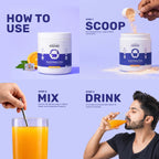 Versatile unflavoured electrolyte mix
