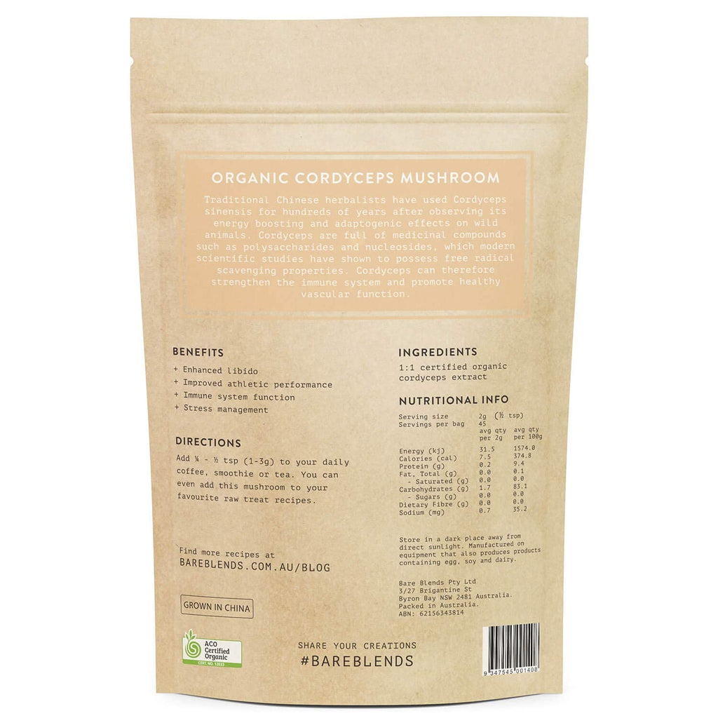 Versatile uses of Cordyceps mushroom powder