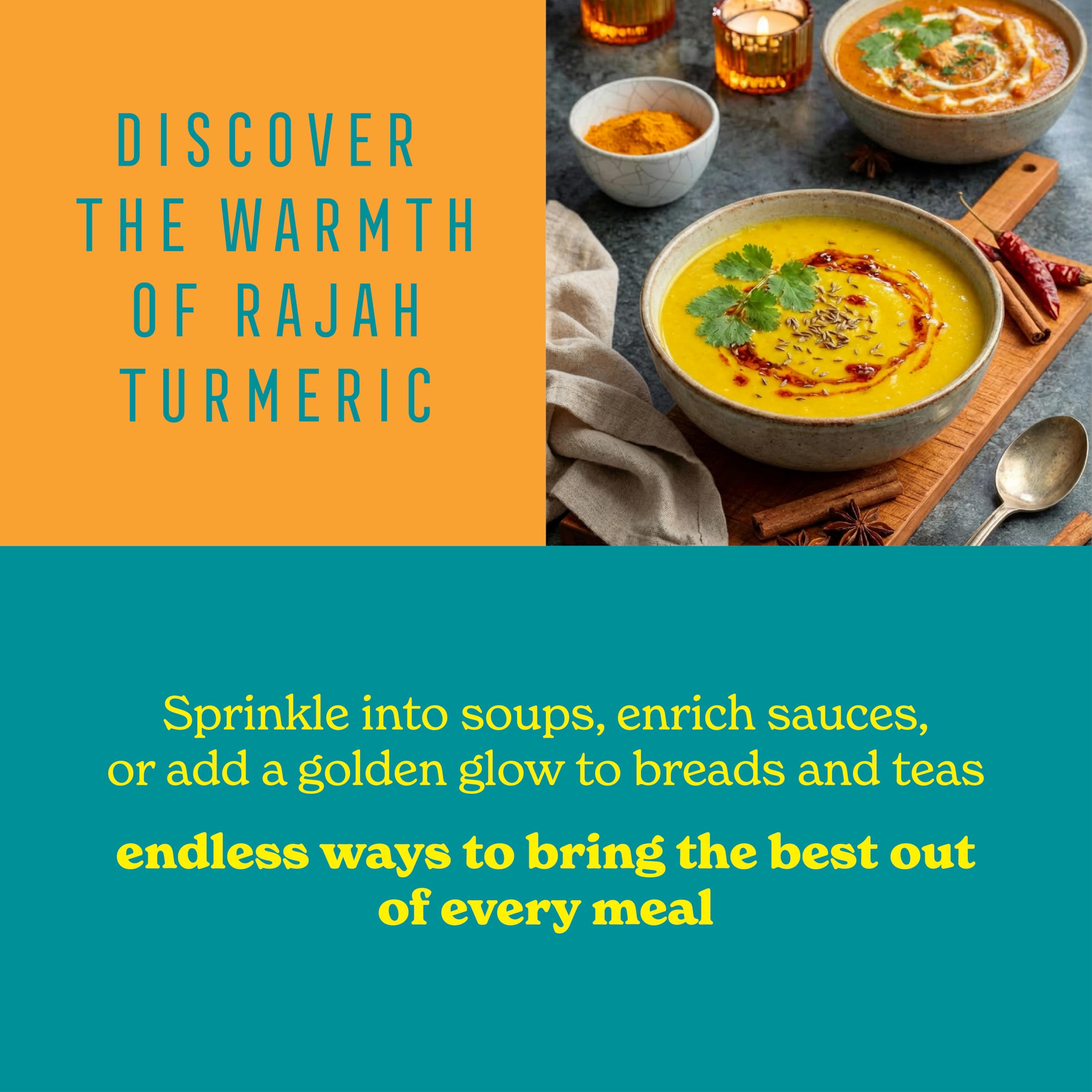 versatile uses of ground turmeric