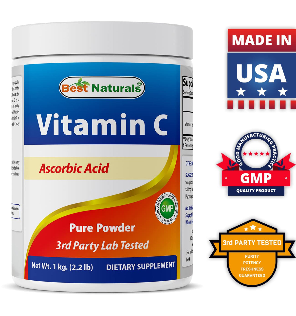 versatile vitamin c powder for daily use