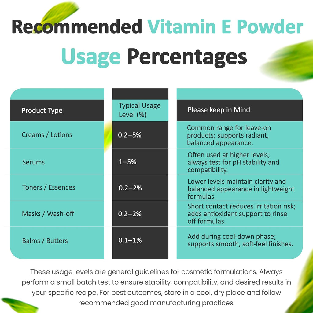 versatile vitamin e powder for smoothies