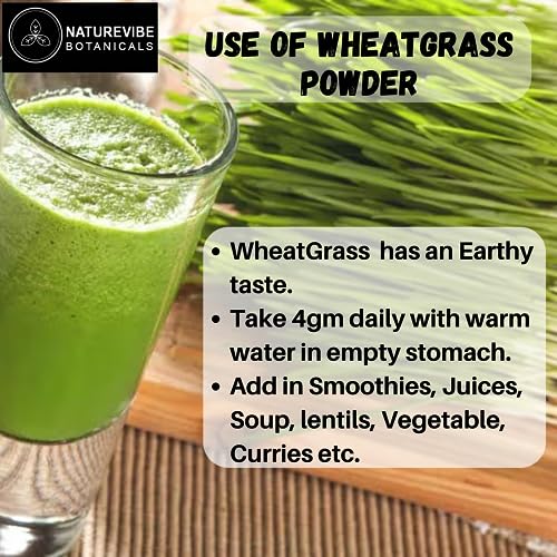 Versatile wheatgrass for baking recipes