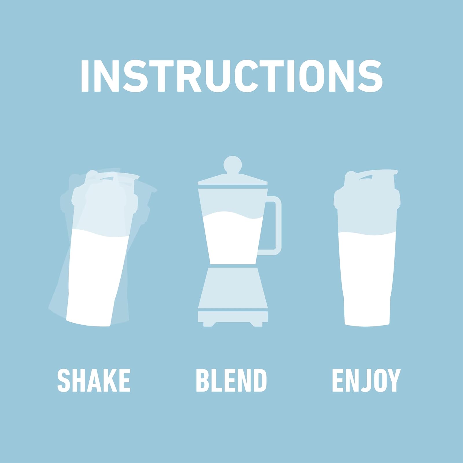 Versatile whey isolate for smoothies