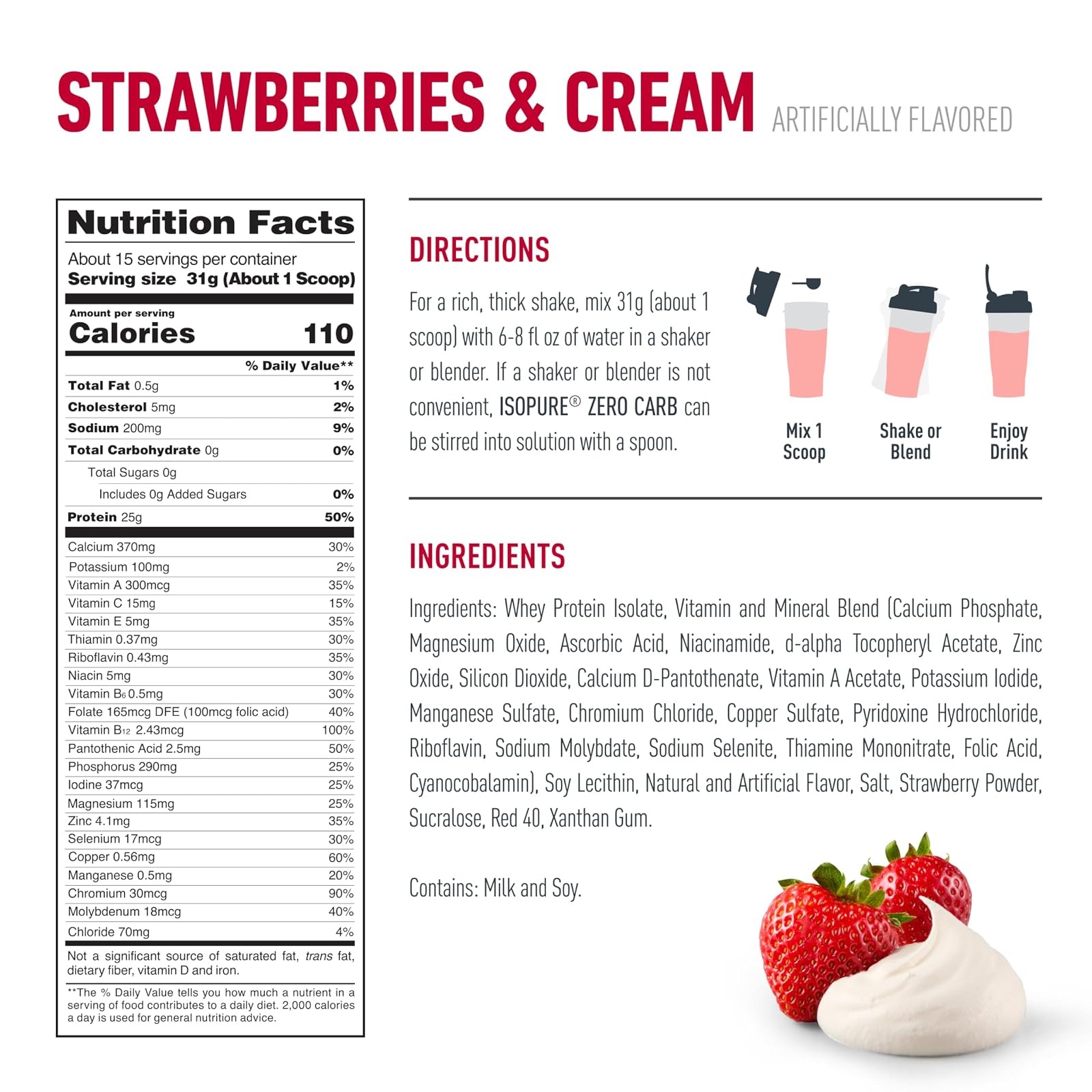 Versatile whey protein for baking