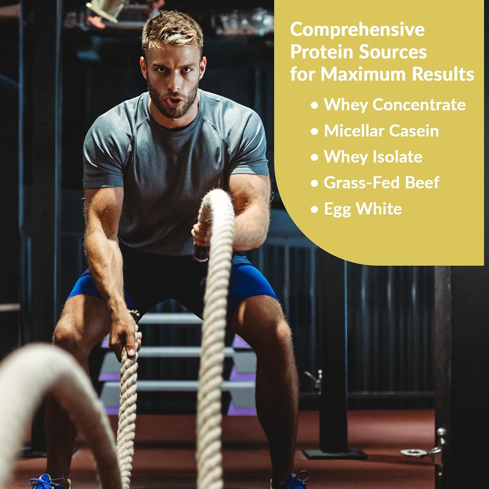 Versatile whey protein for smoothies