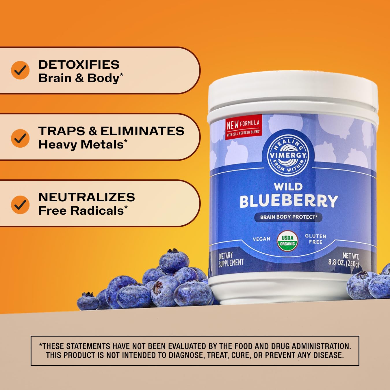versatile wild blueberry powder for baking