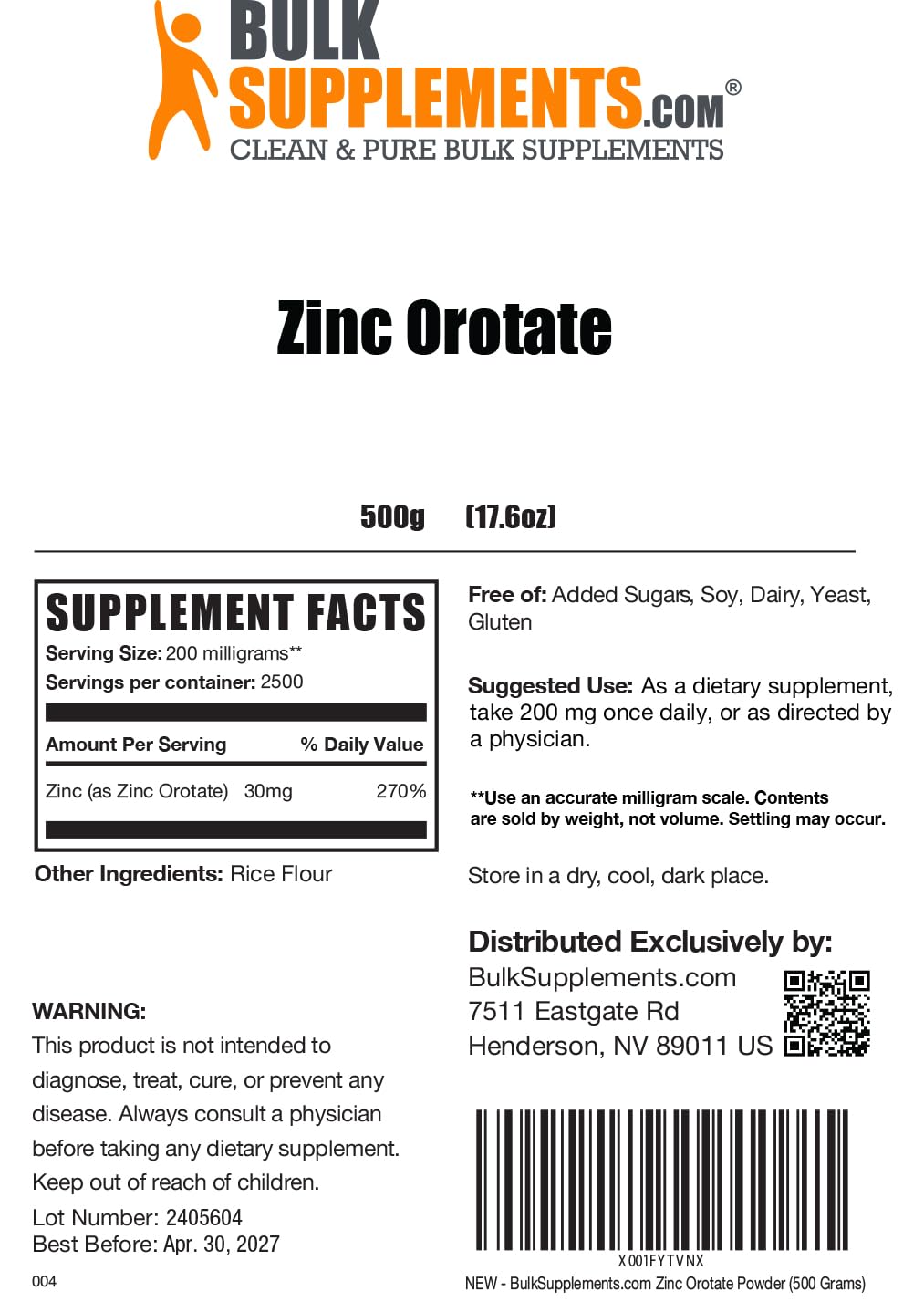 versatile zinc powder for daily use