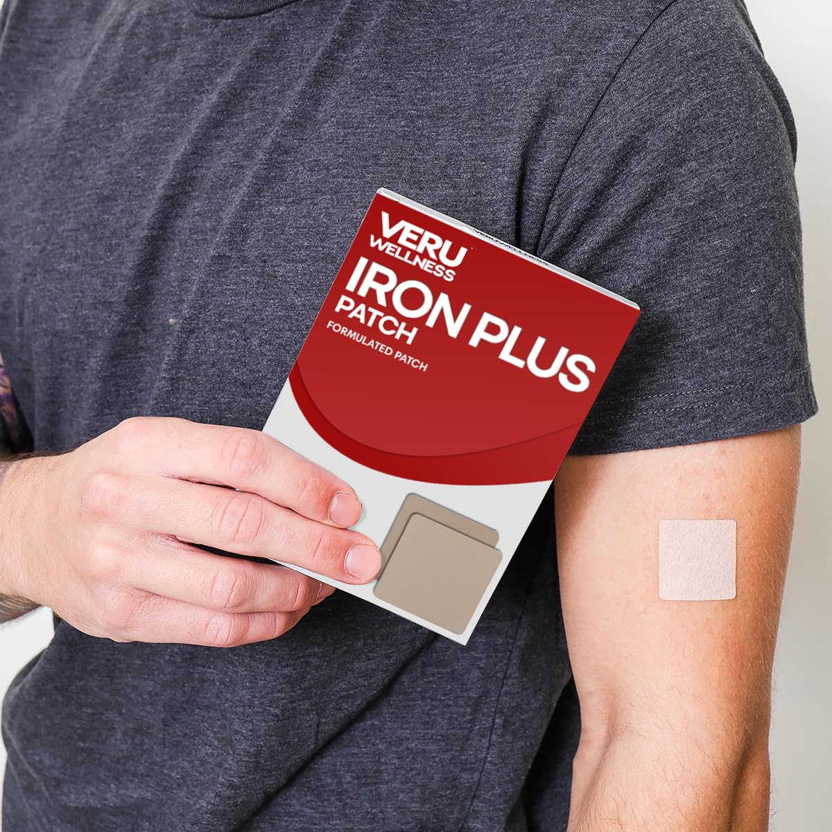 Veru Wellness iron patch features