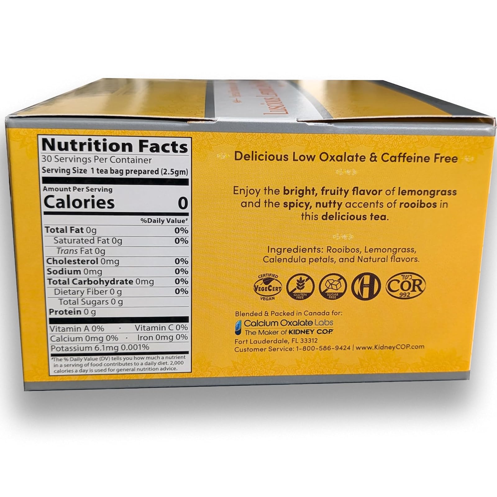 very low oxalate rooibos tea bags
