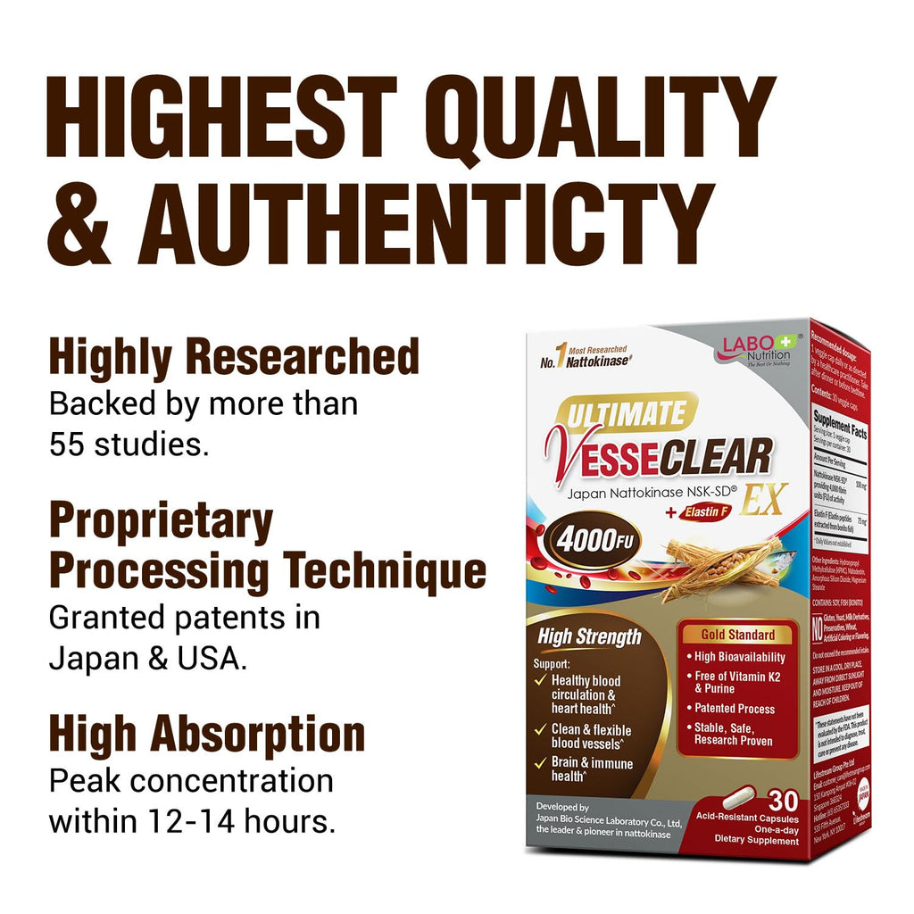 VesseCLEAR EX NSK-SD promotes vitality and longevity