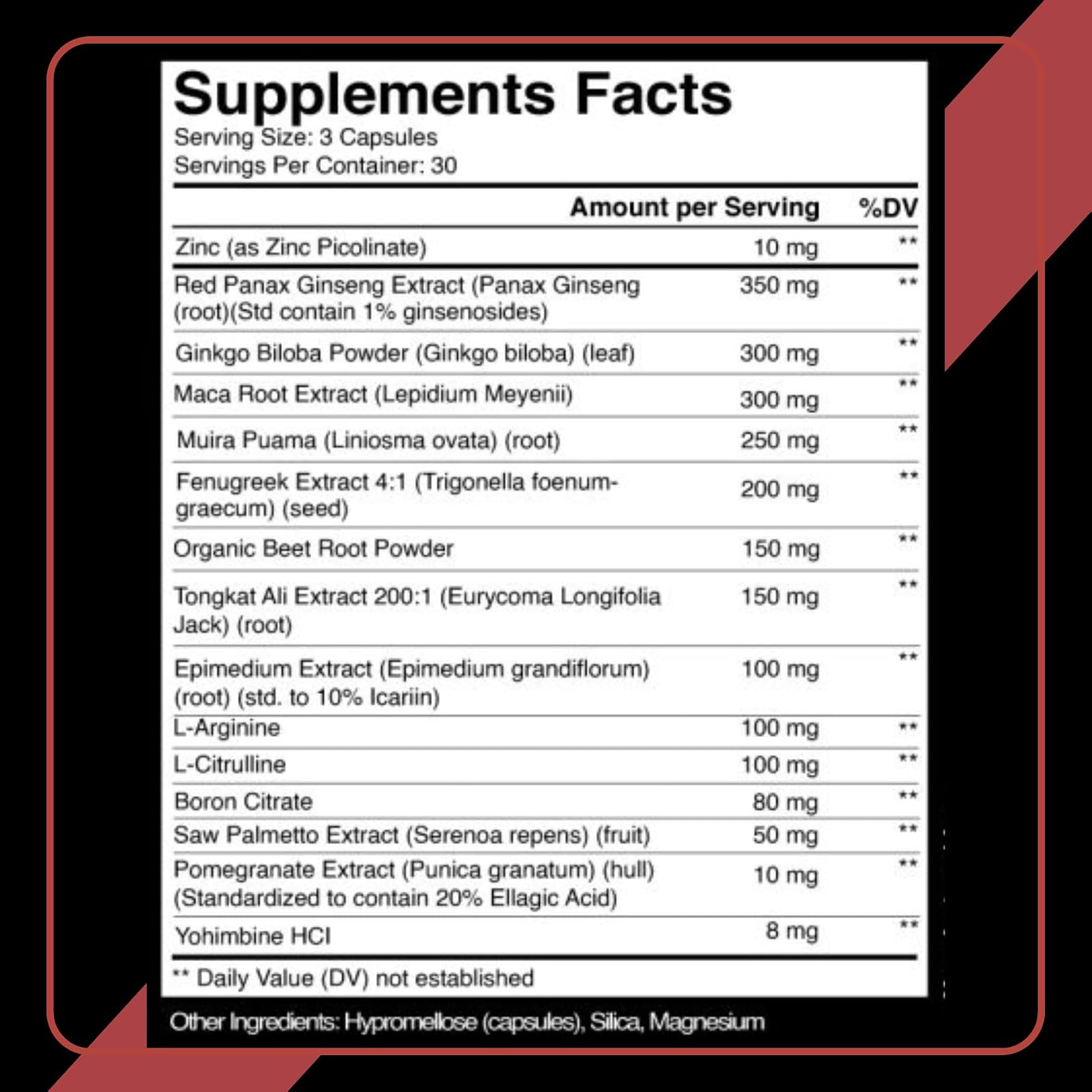 VesselFLEX pre-workout supplement capsules