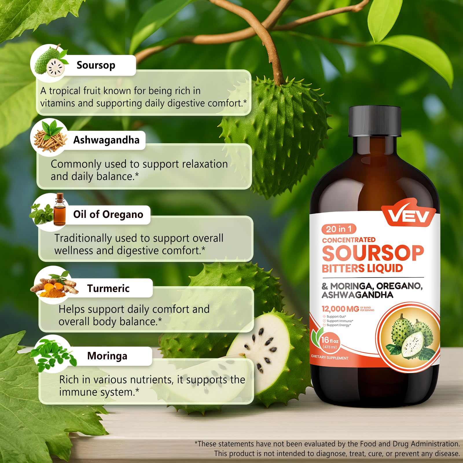 VEV 20 in 1 herbal remedy