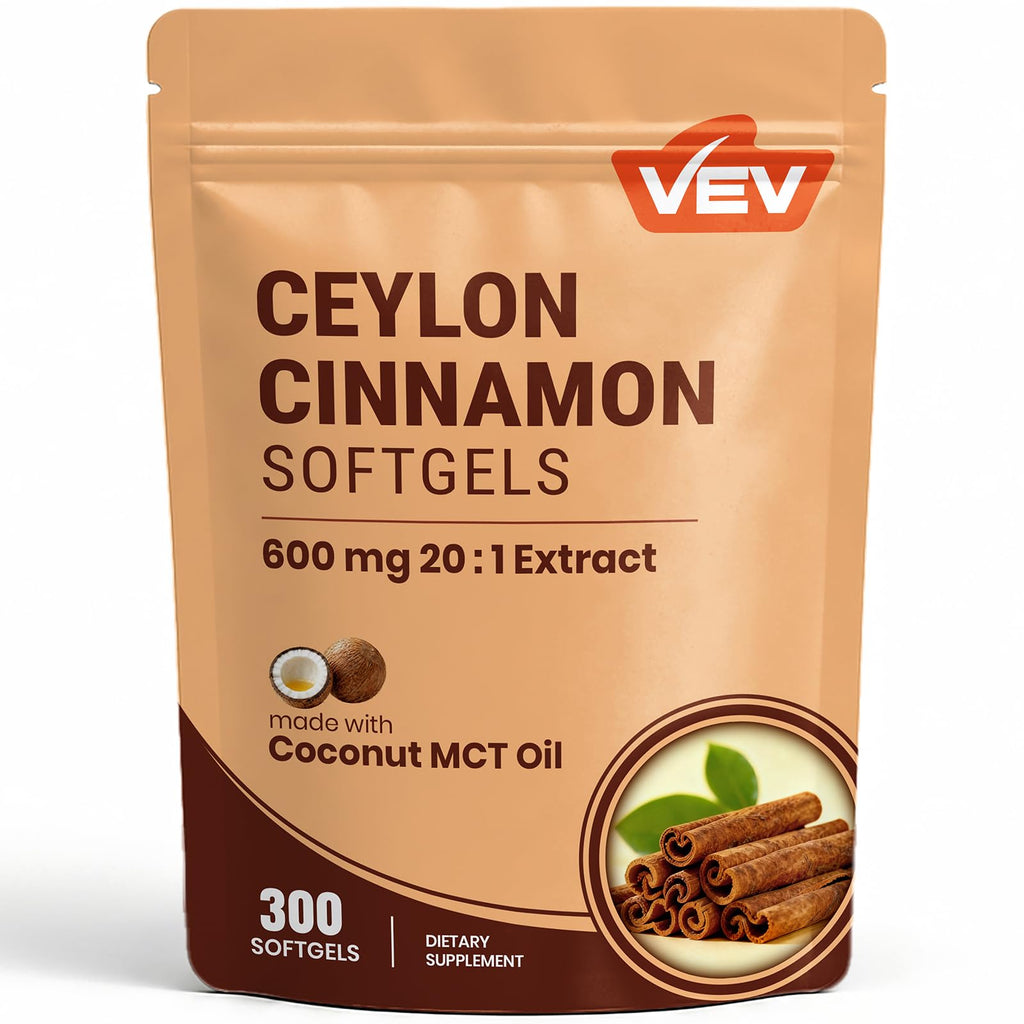 VEV Ceylon cinnamon extract softgels
