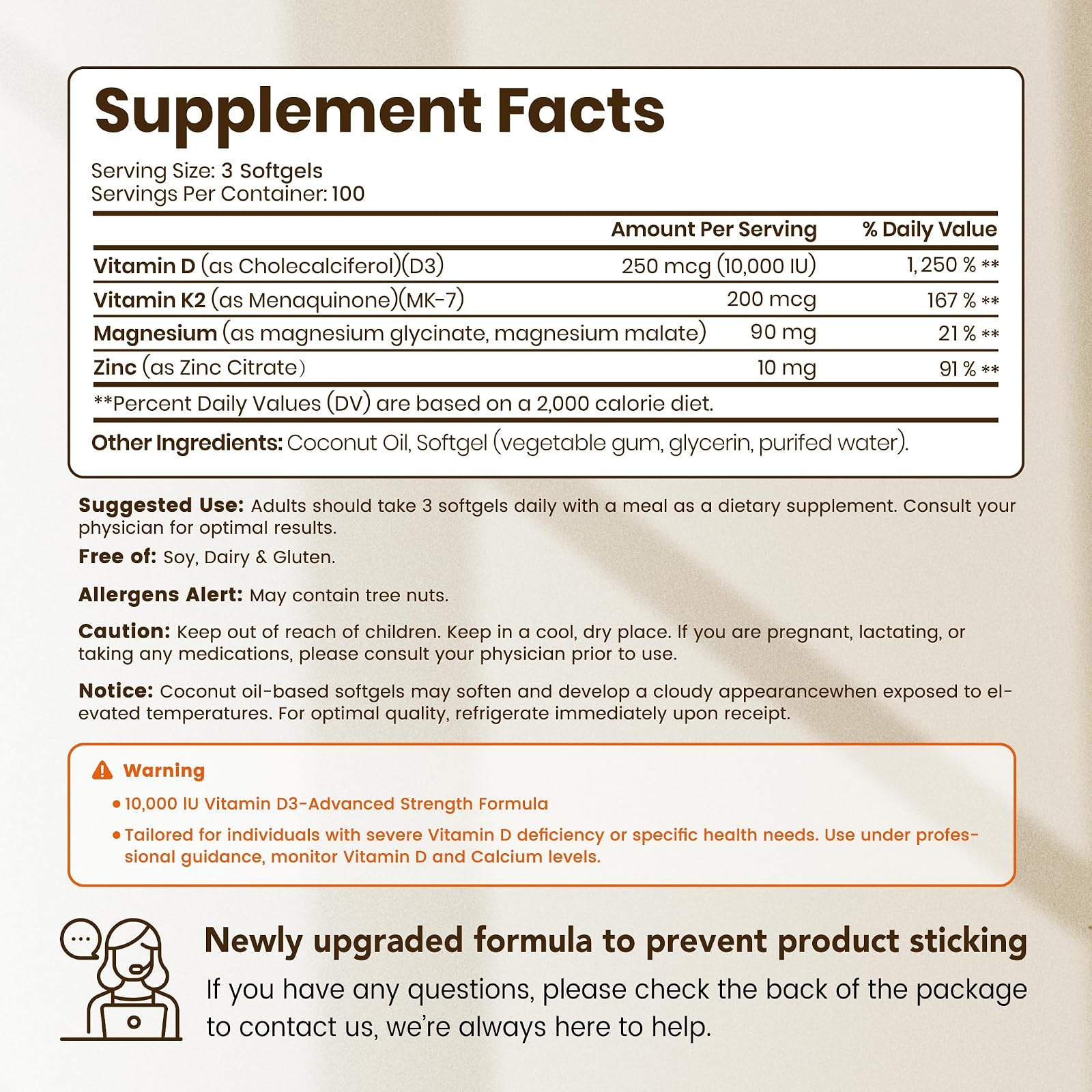 VEV Corefeel vitamin D3 K2 benefits