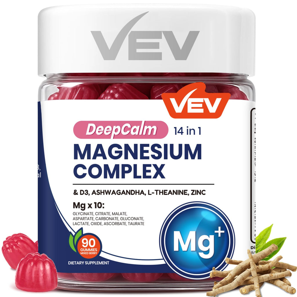 VEV magnesium gummies for relaxation