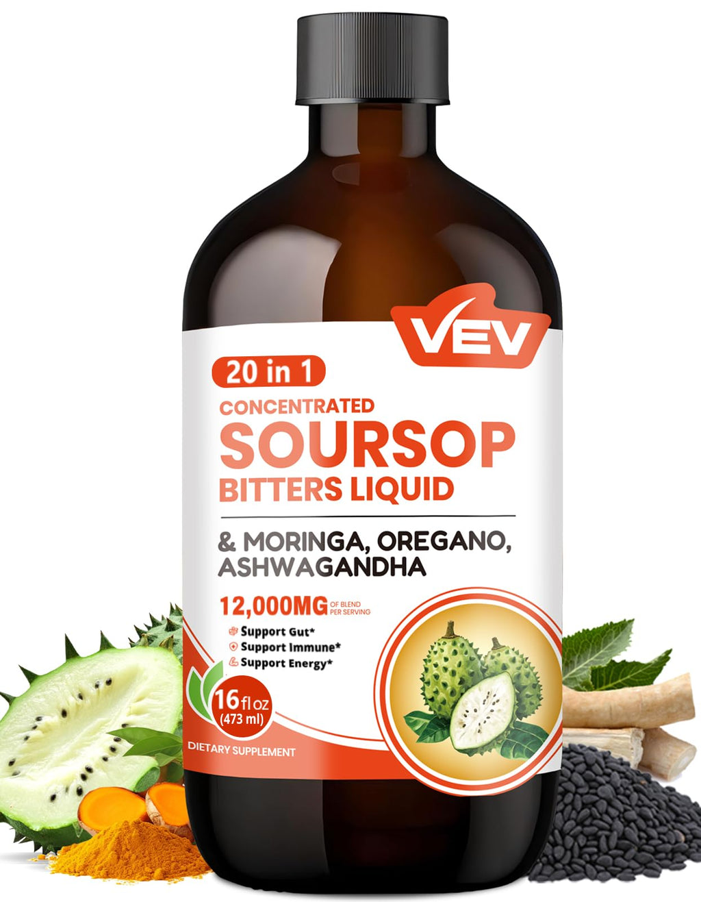 VEV Soursop Bitters herbal blend