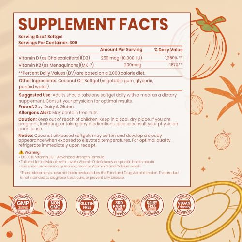VEV vitamin D3 with K2 benefits