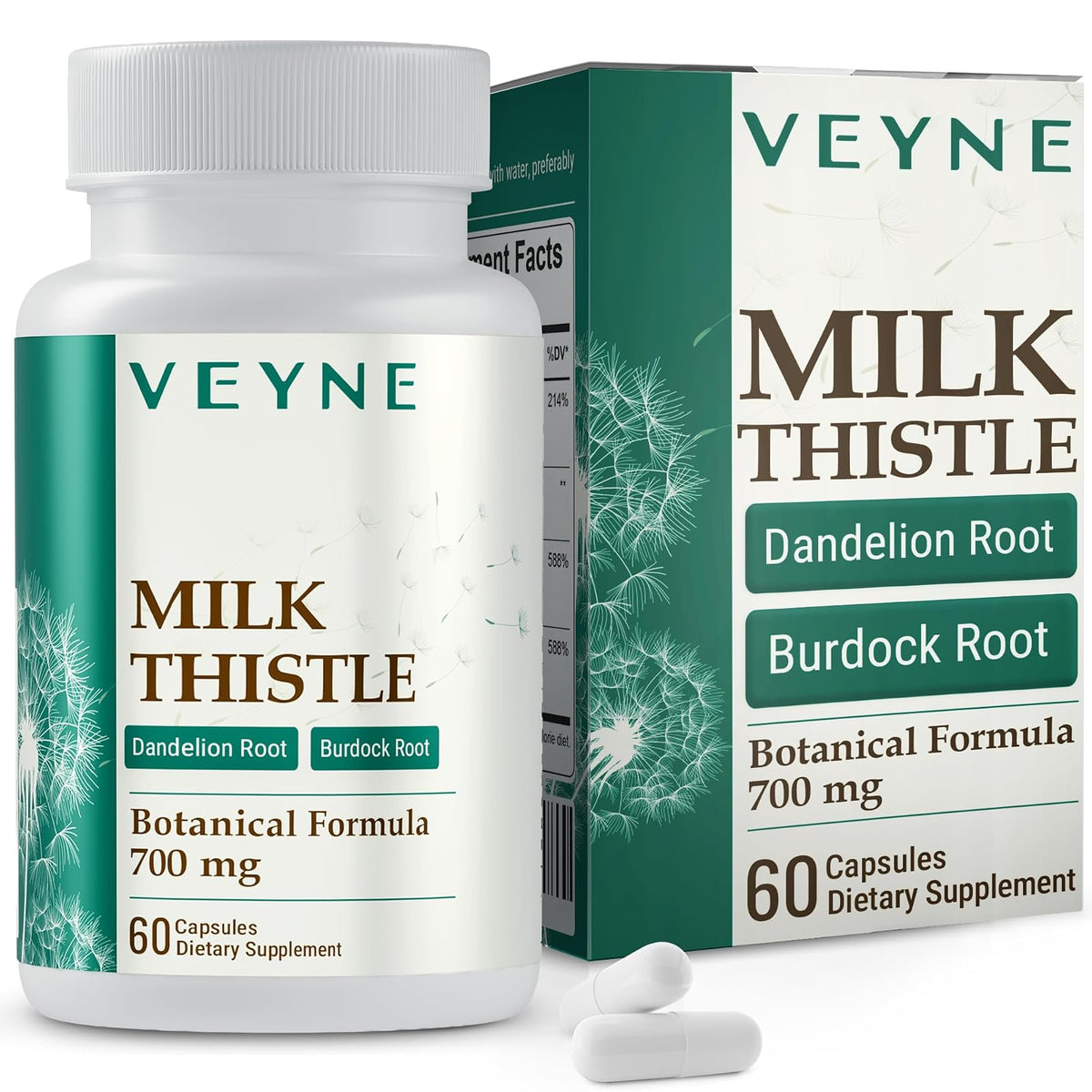 VEYNE Milk Thistle herbal supplement