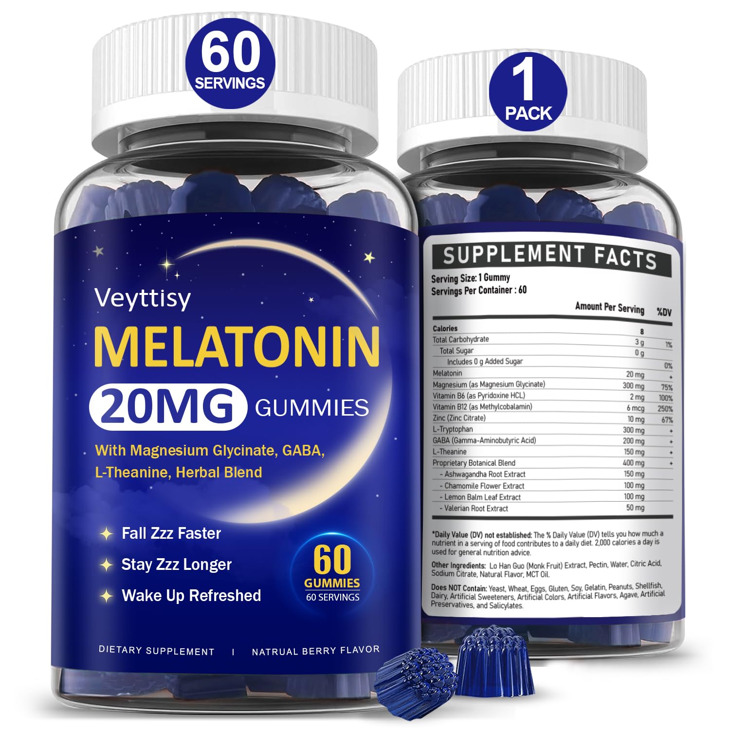 Veyttisy melatonin gummies for sleep