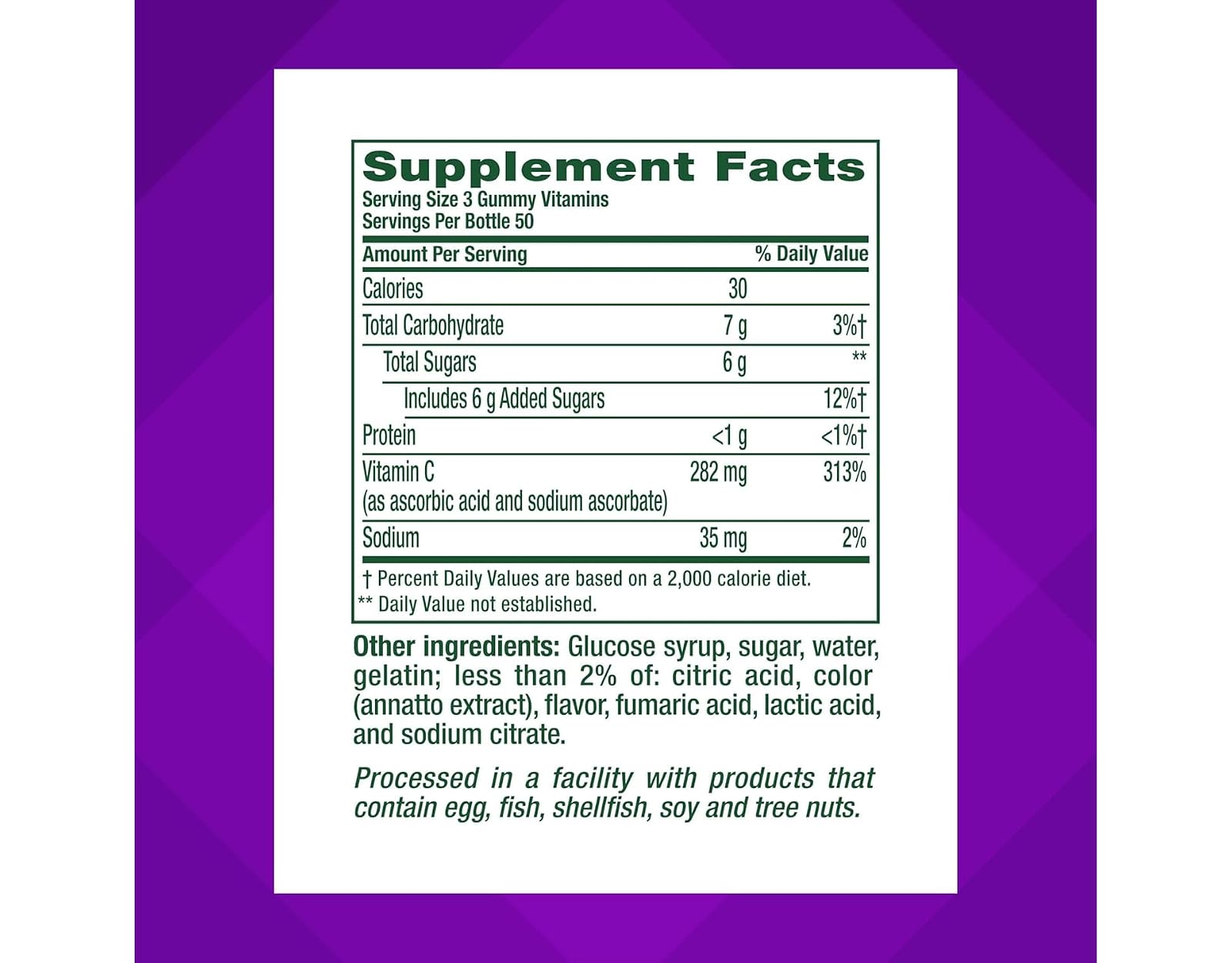 VF Power C gummies for antioxidant boost