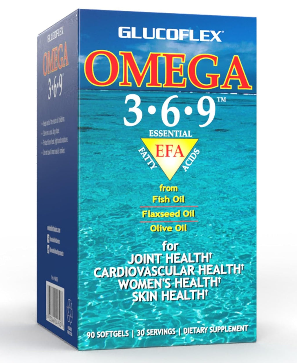 vGlucoflex fish oil omega 3 supplement