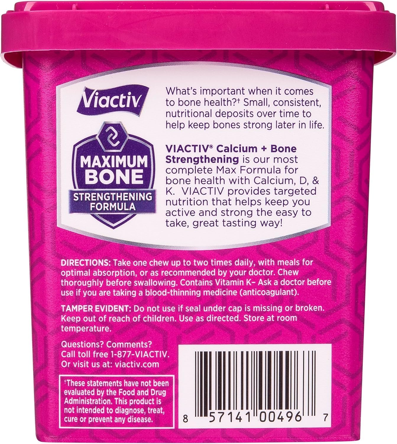 Viactiv chewable calcium for women’s wellness