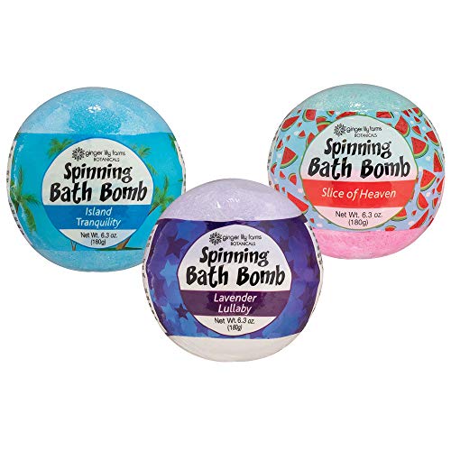 Vibrant bath bombs for a refreshing soak