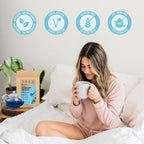 vibrant blue butterfly pea tea