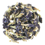 vibrant blue herbal tea blend