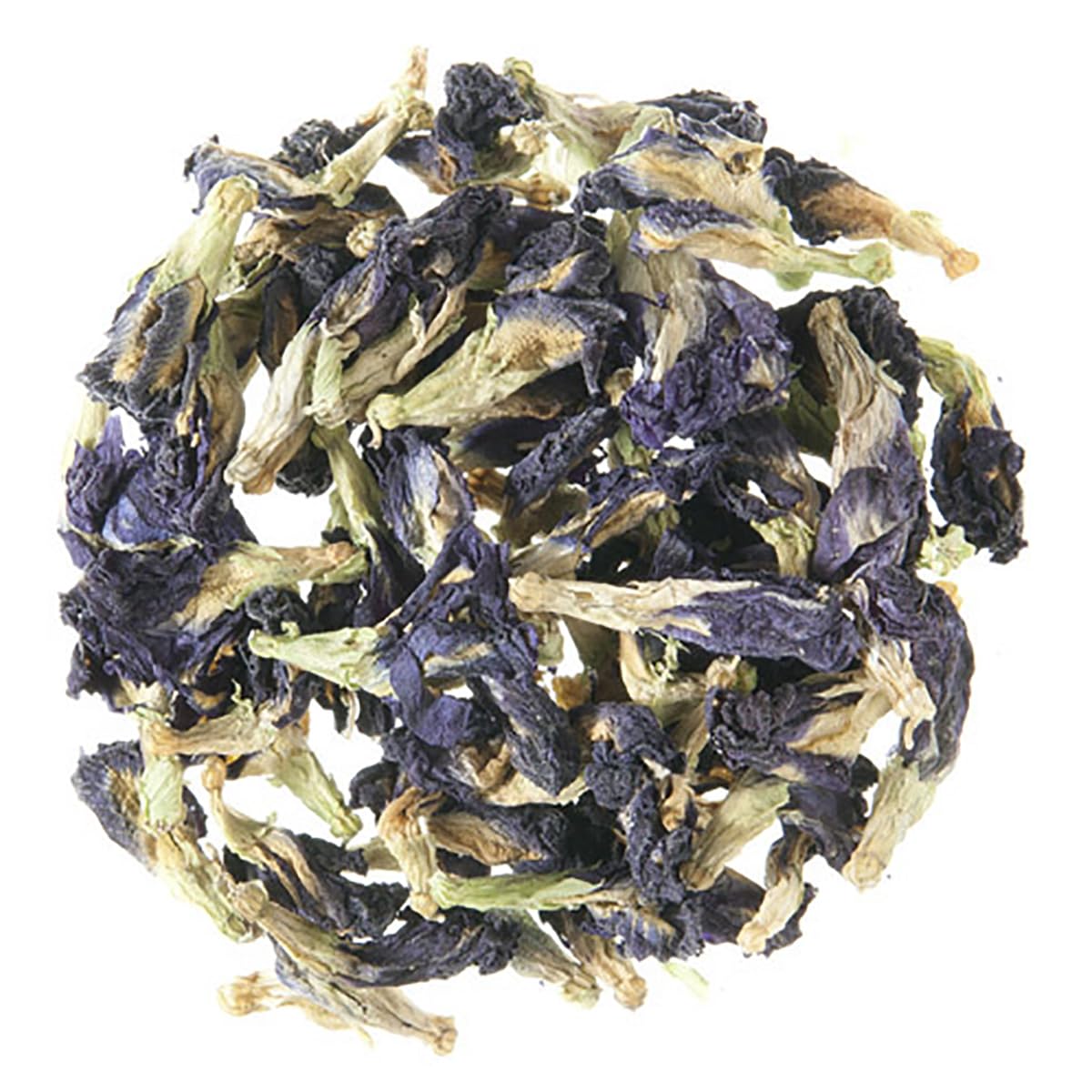 vibrant blue herbal tea blend