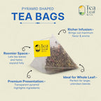 Vibrant blue herbal tea infusion