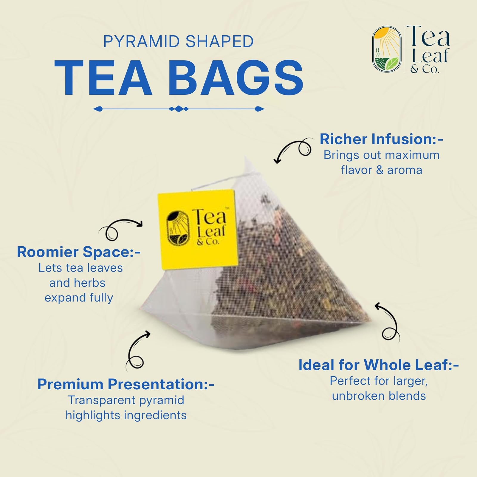 Vibrant blue herbal tea infusion