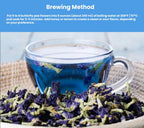 vibrant blue tea for unique drinks