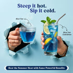 vibrant blue tea for wellness
