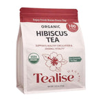 vibrant colour hibiscus tea bags