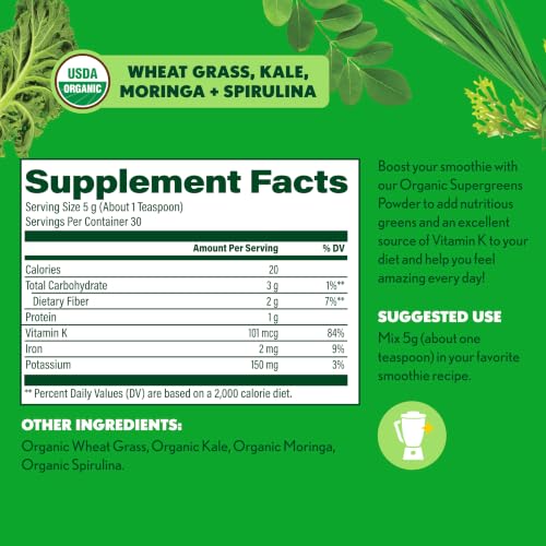 vibrant green smoothie mix ingredients
