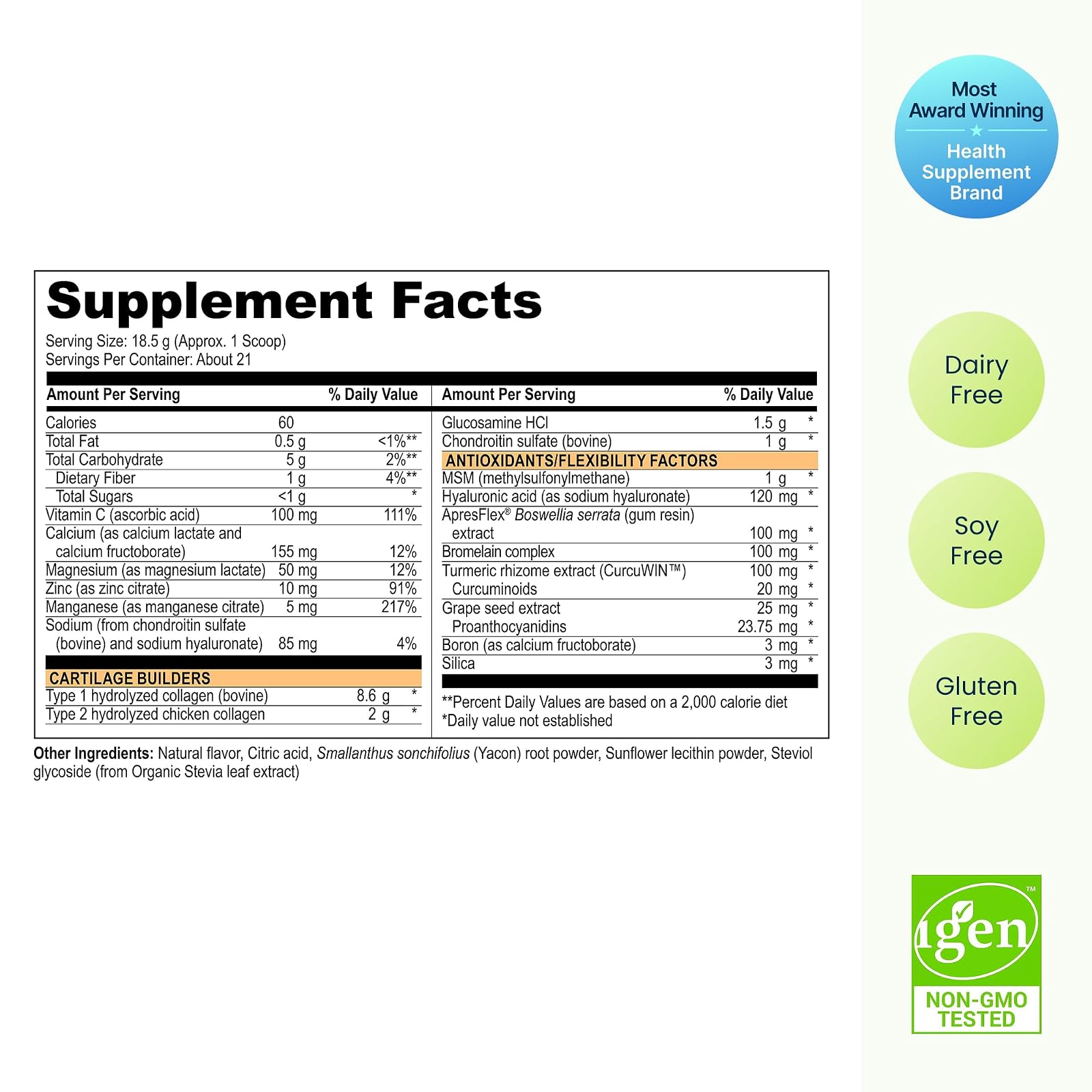 Vibrant Health joint recovery formula