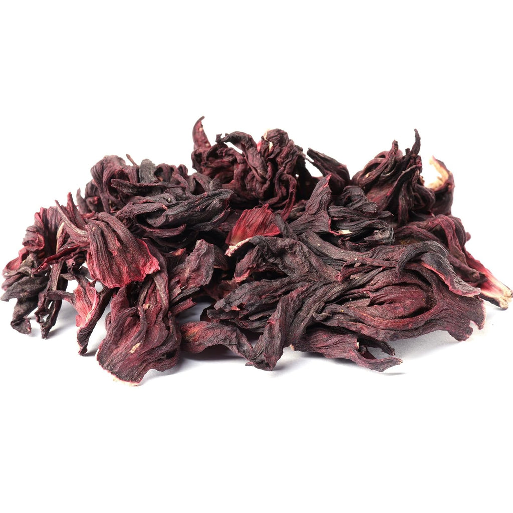 vibrant hibiscus flowers for brewing