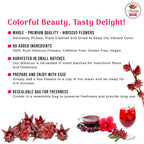 vibrant hibiscus flowers for infusions