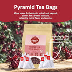 Vibrant hibiscus tea for iced drinks