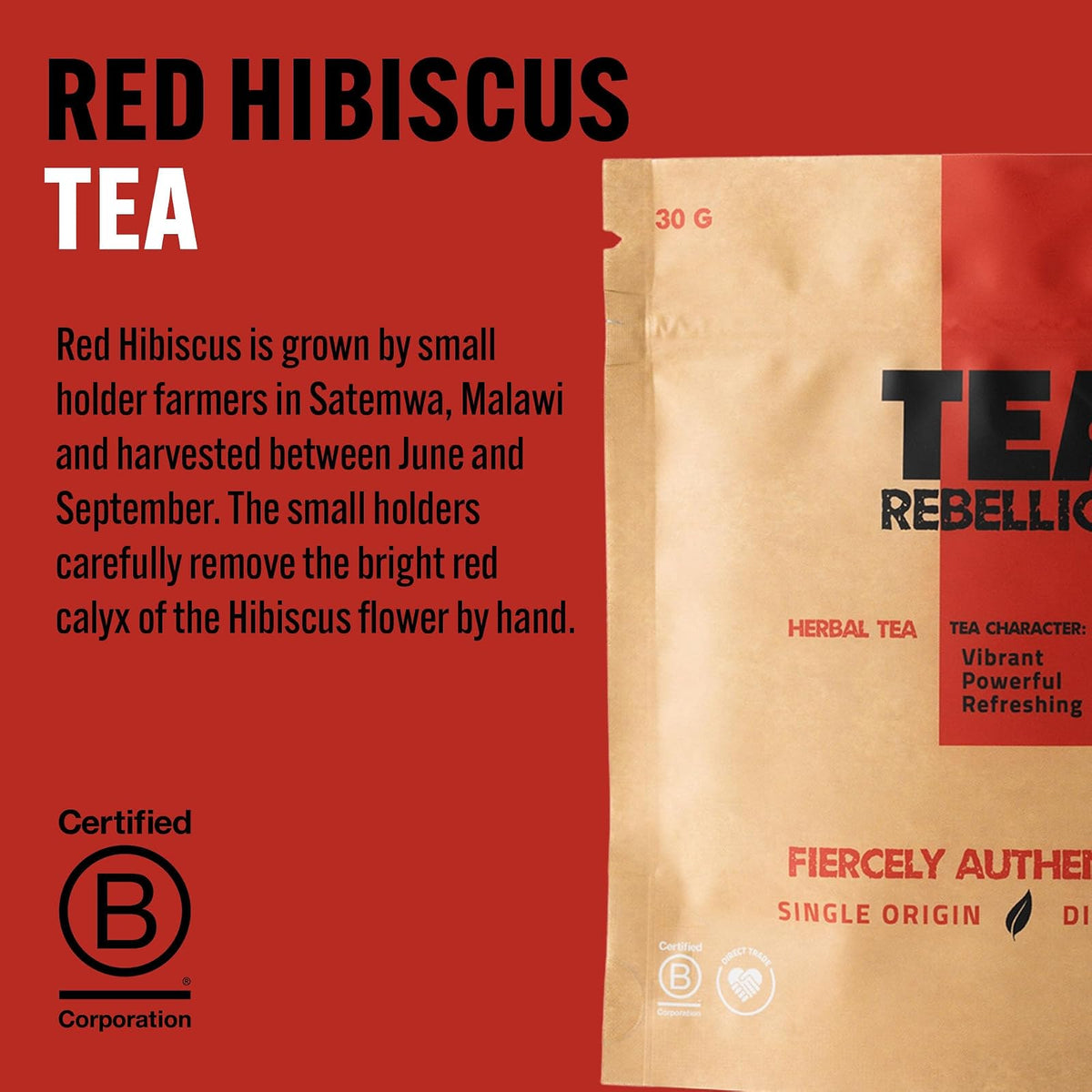 vibrant loose leaf herbal tea
