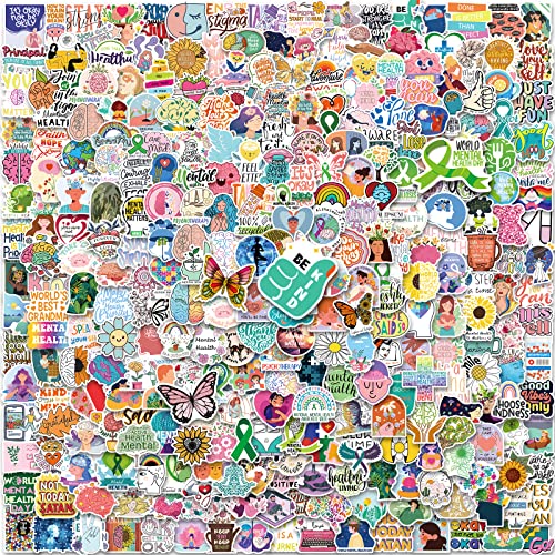vibrant mental health awareness stickers