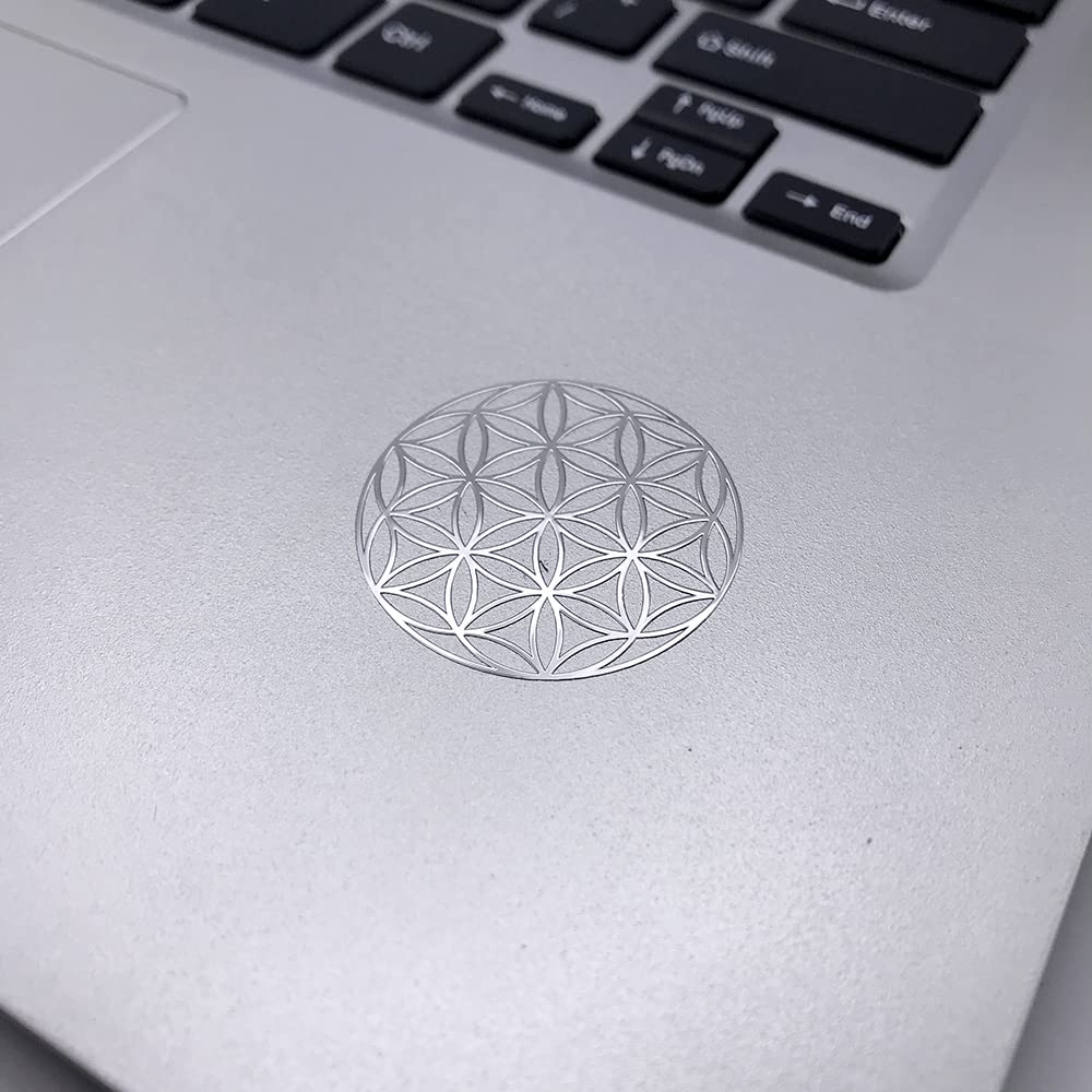 Vibrant orgonite stickers for positivity