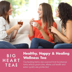vibrant pink tea for wellness