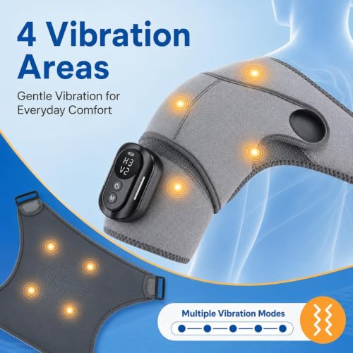 vibrating shoulder massager for stress relief