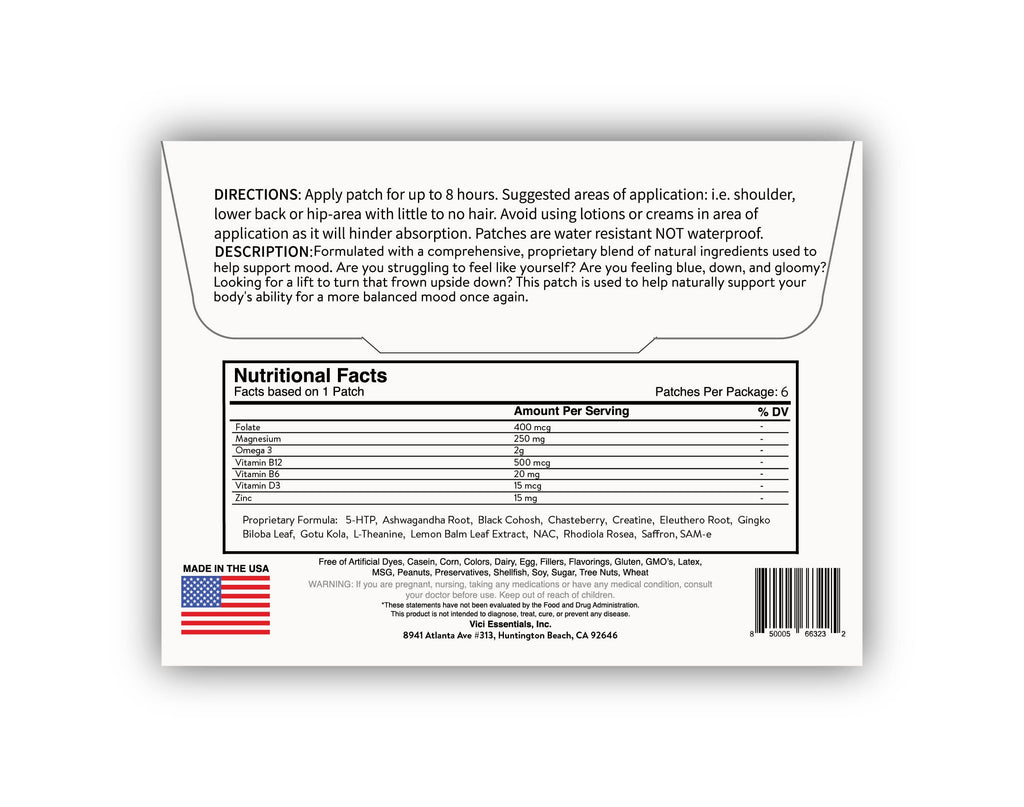 Vici Wellness Bye patches for emotional balance