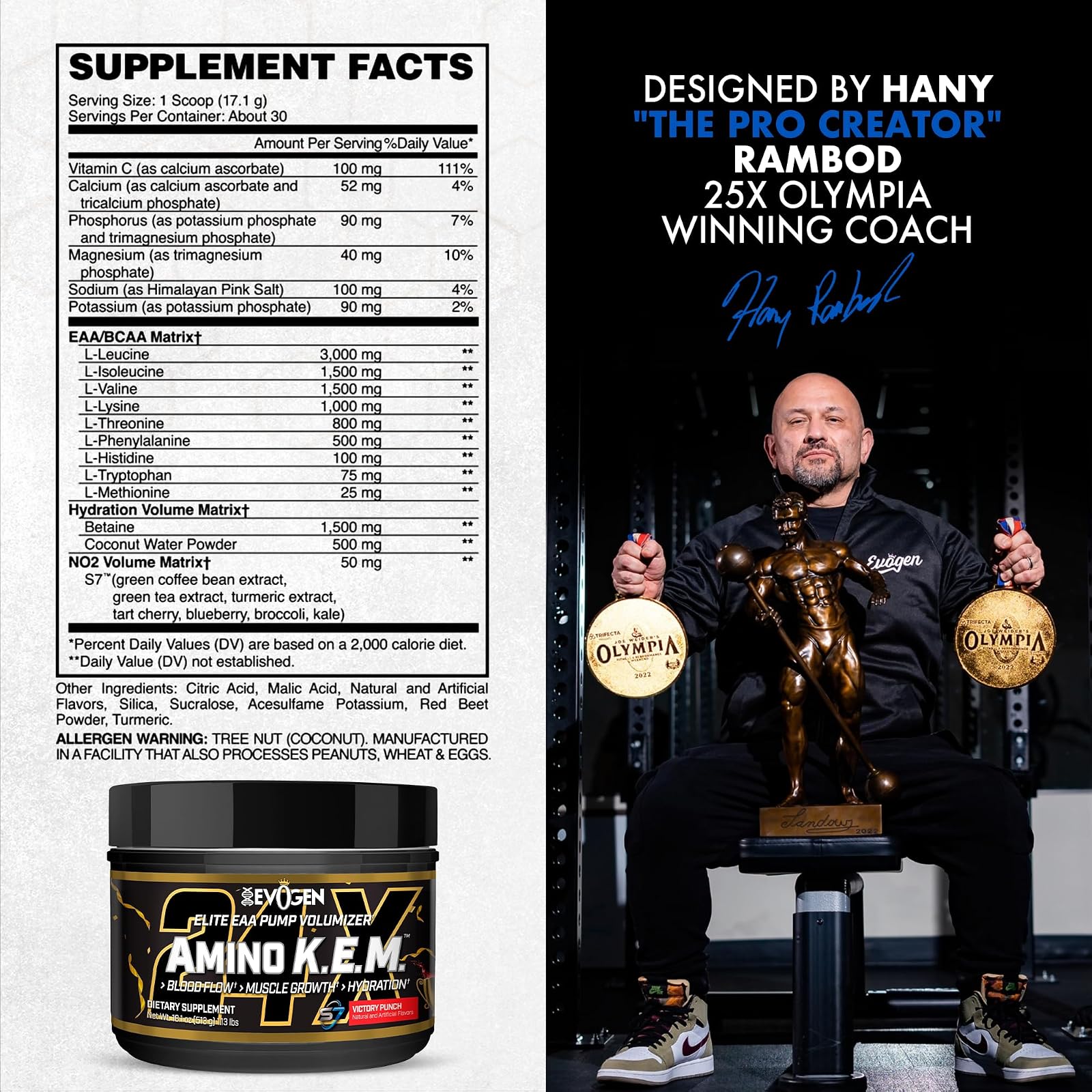 Victory Punch flavour BCAA supplement