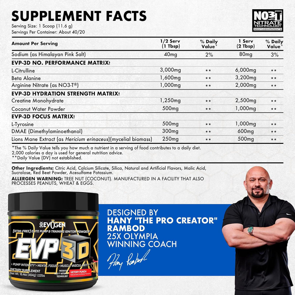 Victory Punch flavour pre-workout